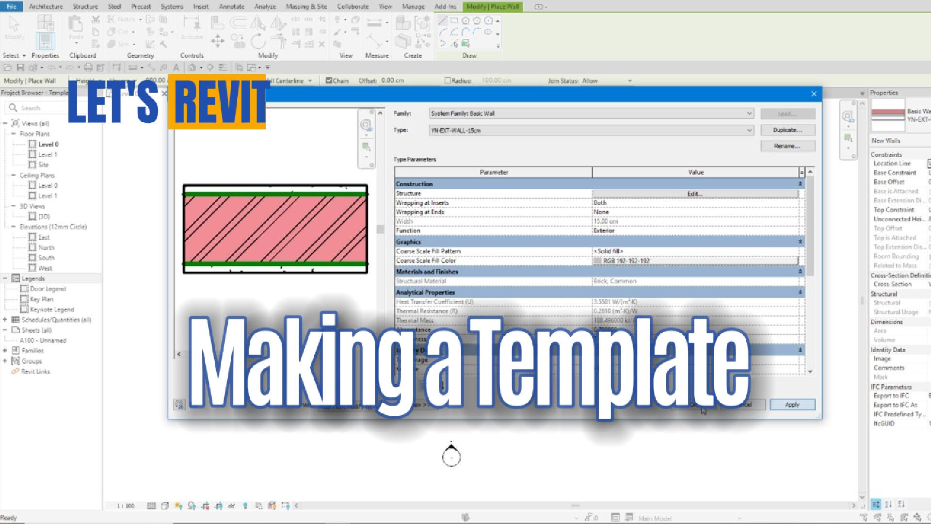 Making a simple revit table family using parameters